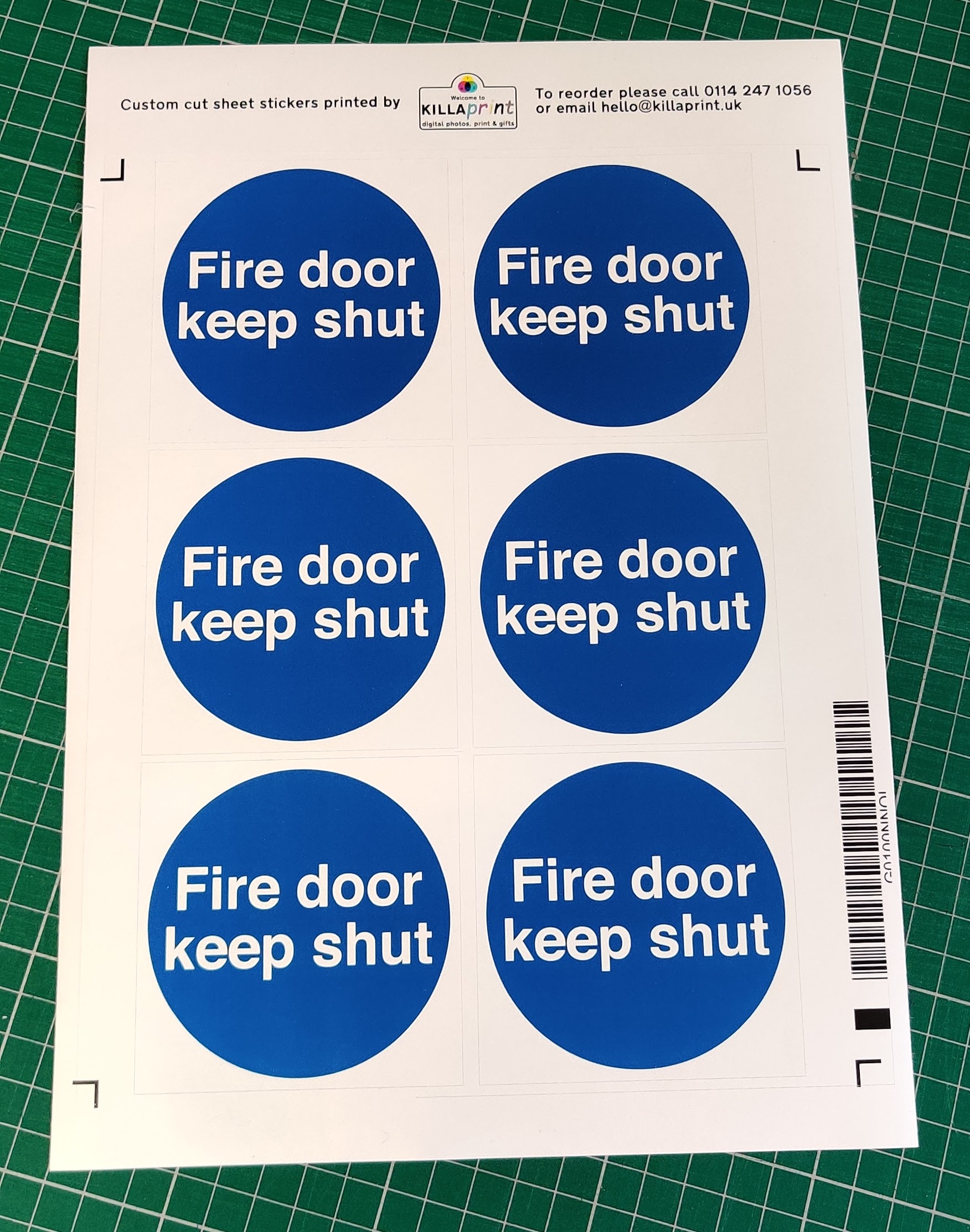 Ready-made Stickers & Labels - Killaprint Print Shop - Killamarsh ...