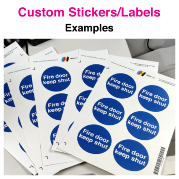 Custom Round Stickers Printing | Killaprint Stickershop